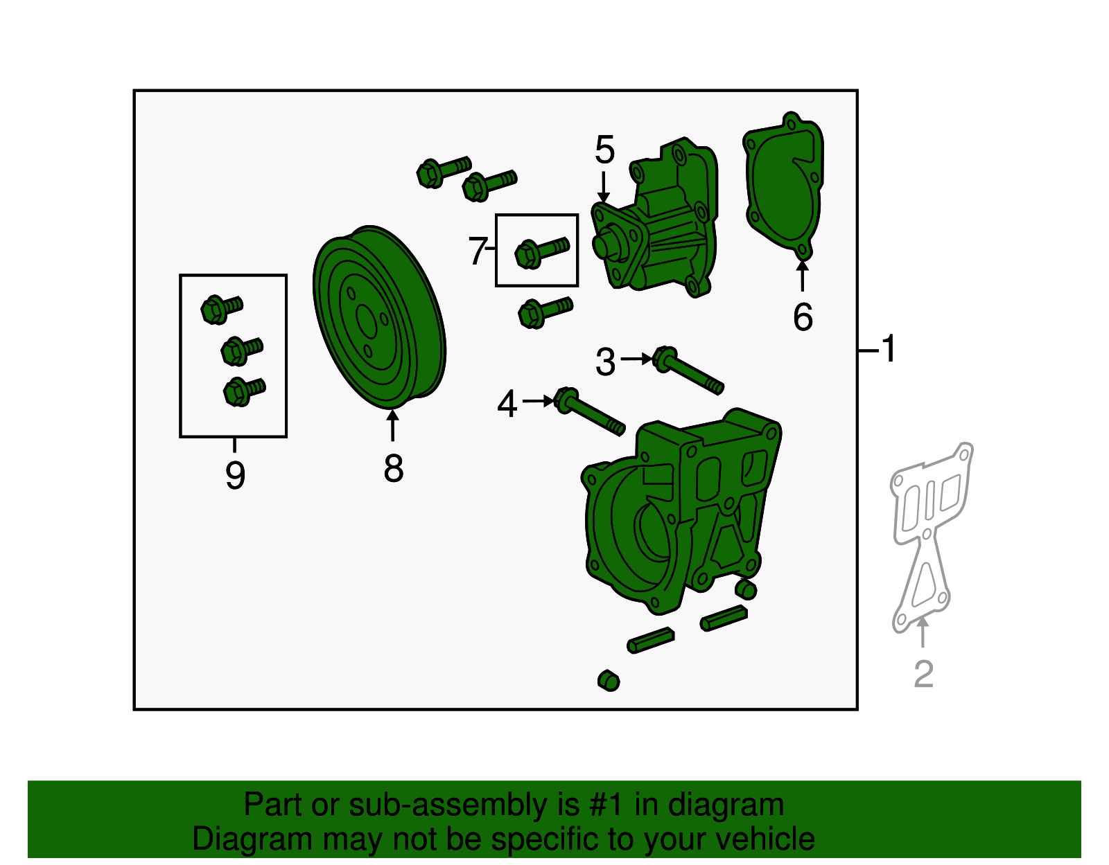 2007-2020 Mopar Water Pump Assembly 05047138AC | Mopar Parts Canada