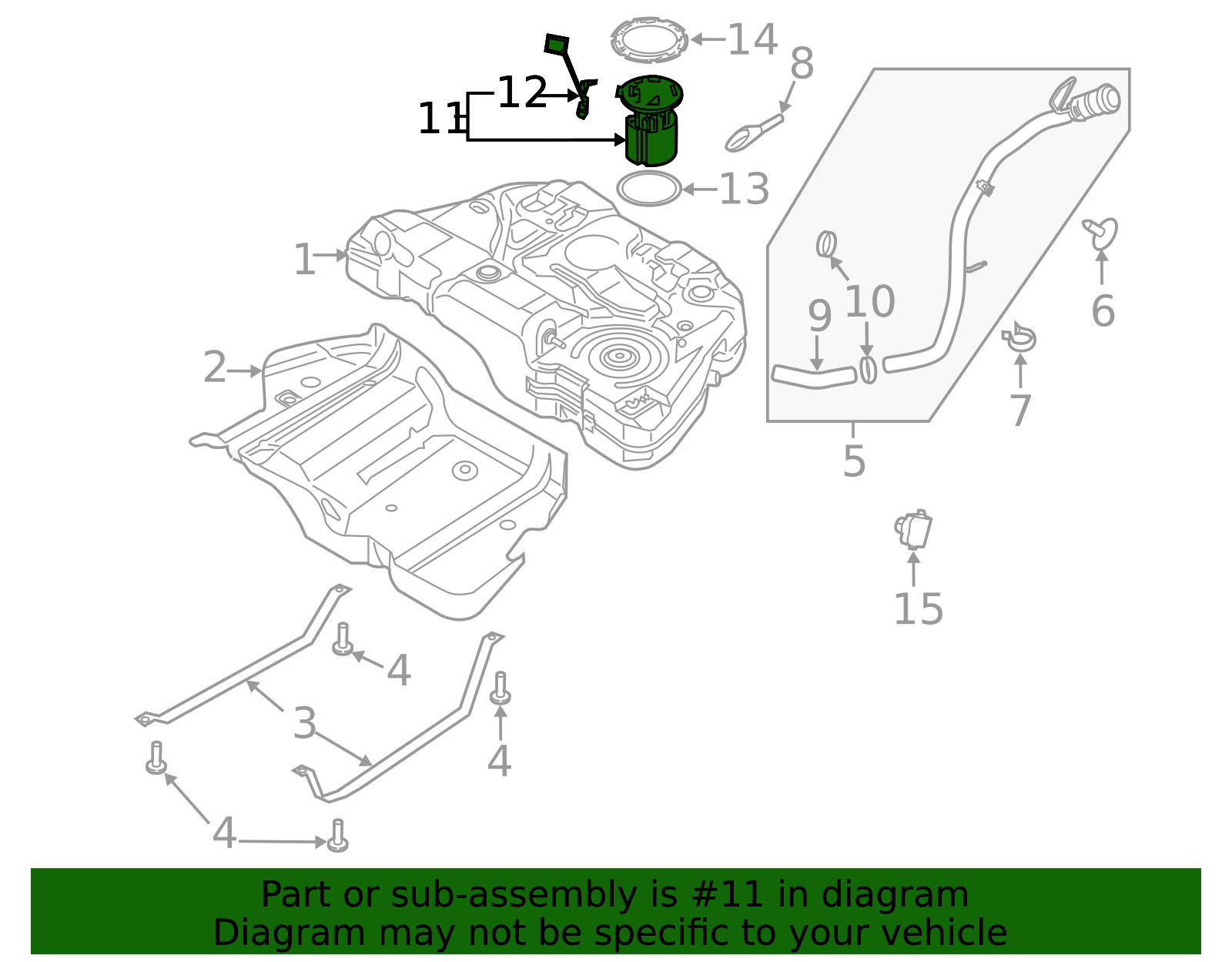 2013-2016 Ford | Motorcraft™ Electric Fuel Pump | PFS-1038 | Walls ...