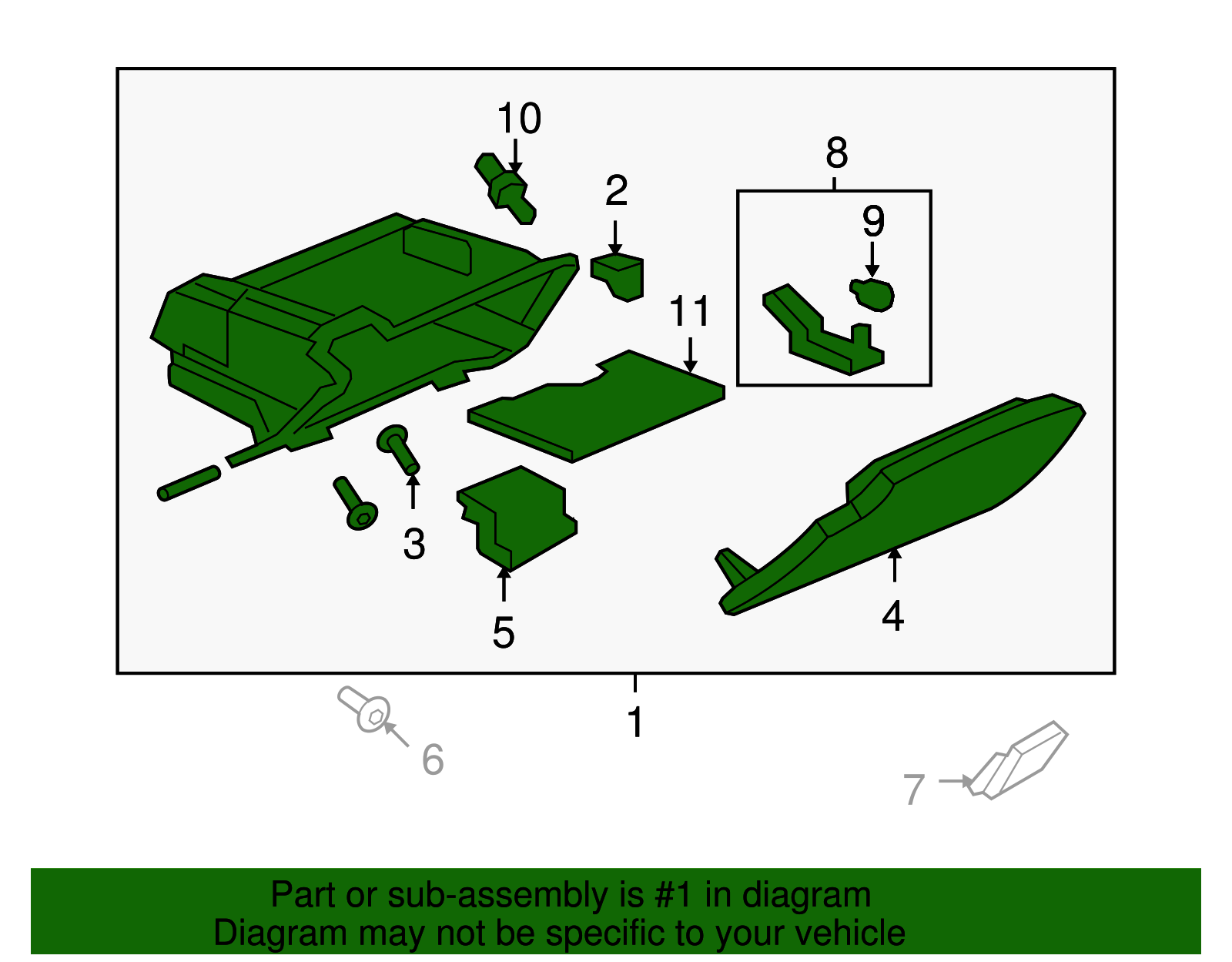 20972810 - 2009-2014 Cadillac CTS - Light Titanium Instrument Panel ...