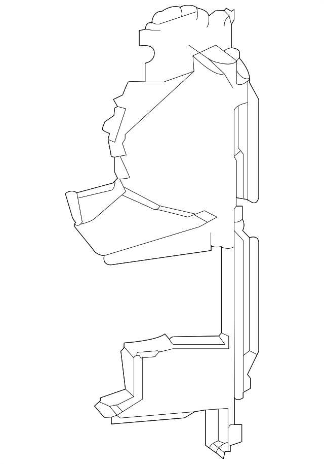 16595-F0550 - 2022-2024 Toyota Highlander - Deflector | Nucar Toyota Parts