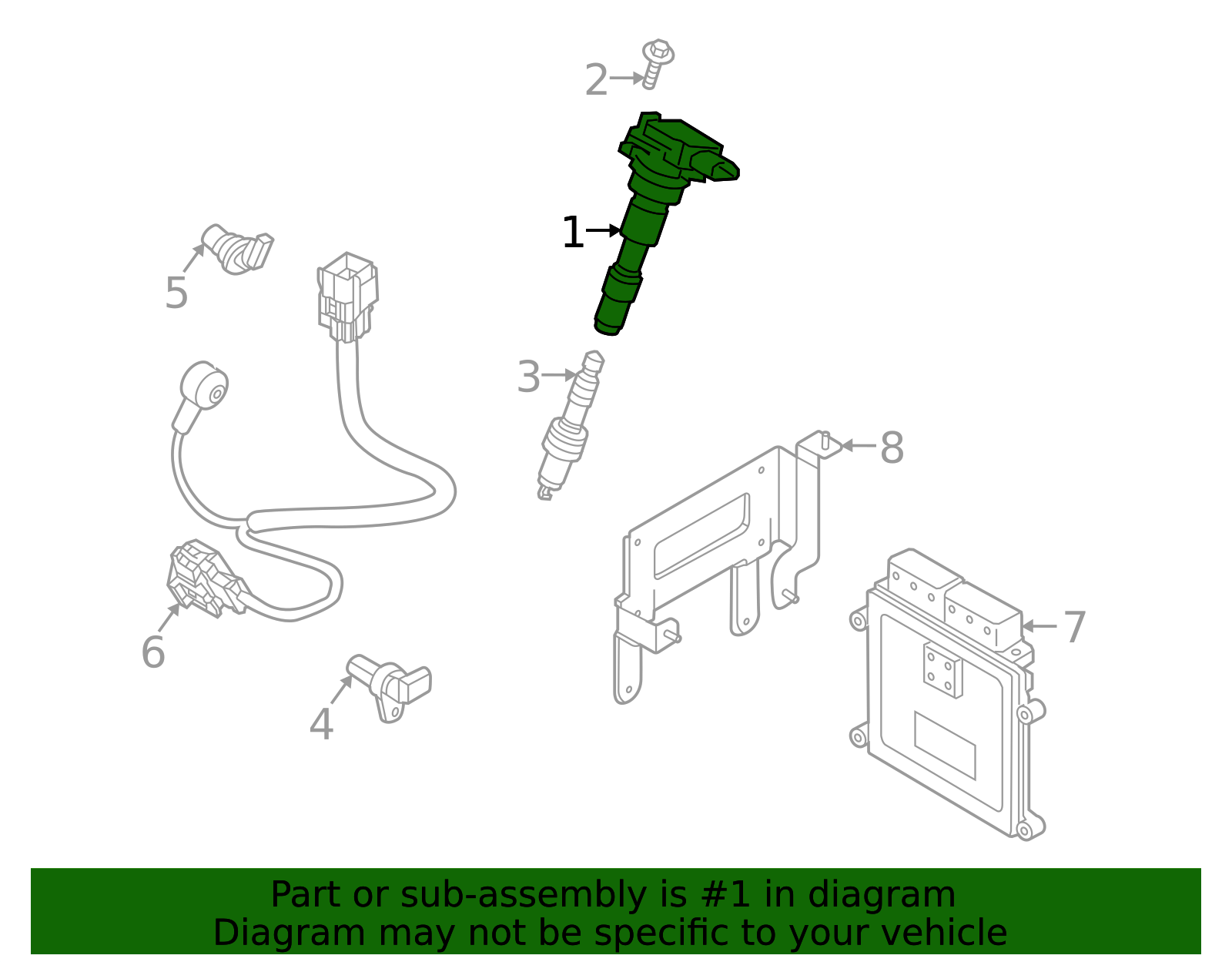 2021-2025 Hyundai Ignition Coil 27300-2T000 | OEM Parts Online
