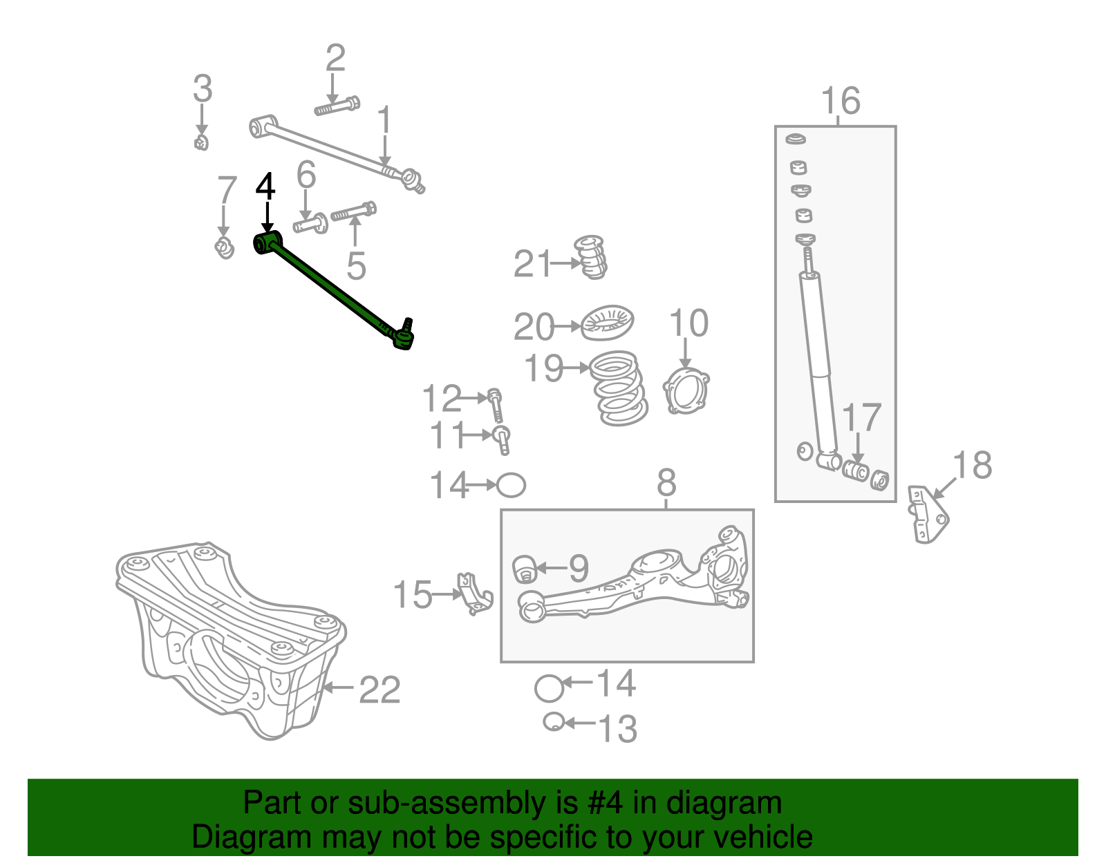 48730-42020 - Suspension Control Arm 2001-2005 Toyota RAV4 | Brantford ...