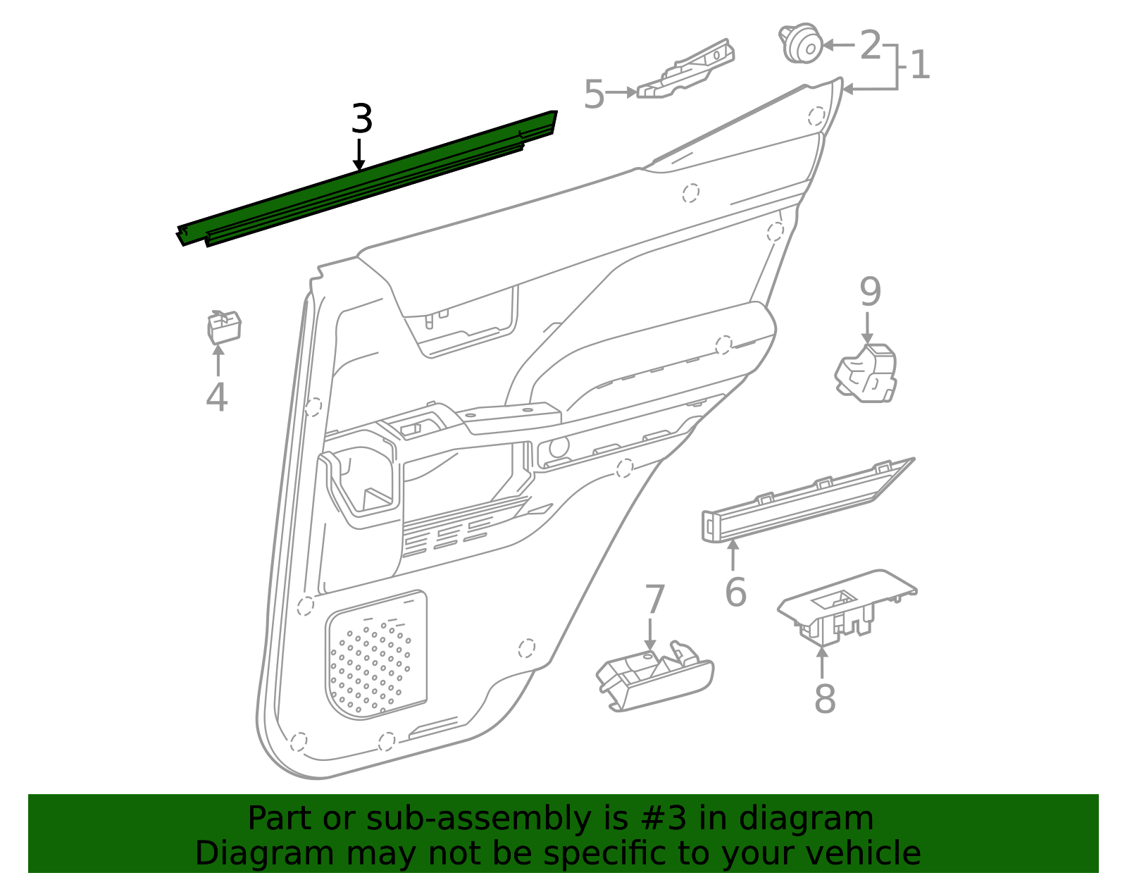 68174-35040 - Door Window Belt Weatherstrip 2025 Toyota 4Runner | Longo ...