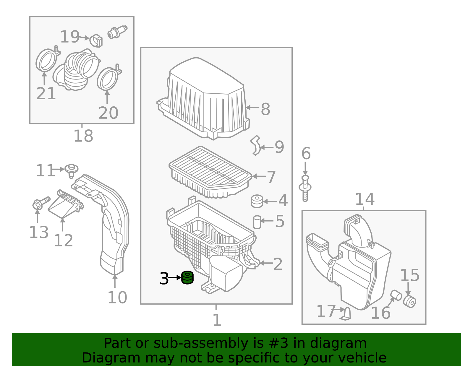 28160-2B000 - Lower Housing Lower Insulator 2014-2019 Kia Soul | Kia ...