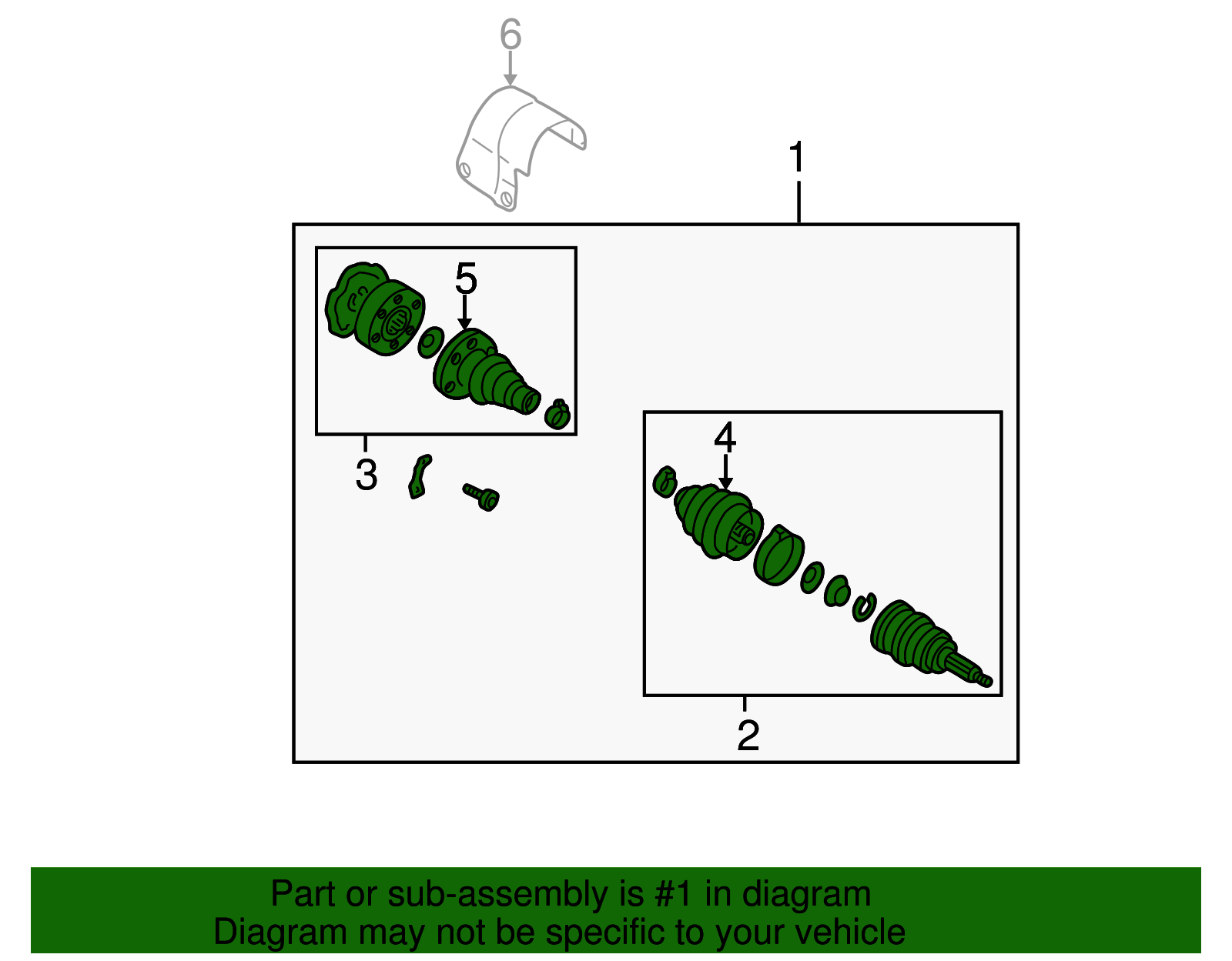 1J0-407-271-QE - 1998-2005 Volkswagen - Axle Assembly | Order Euro Parts