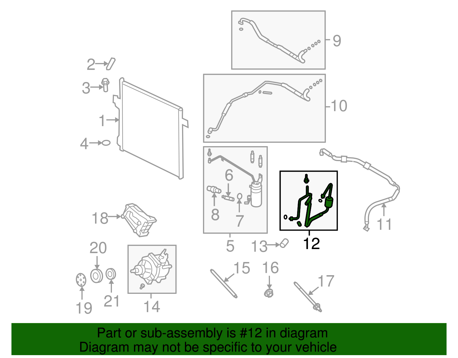 2006-2010 Ford Discharge Line 9L2Z-19972-D | Ford OEM Parts Outlet