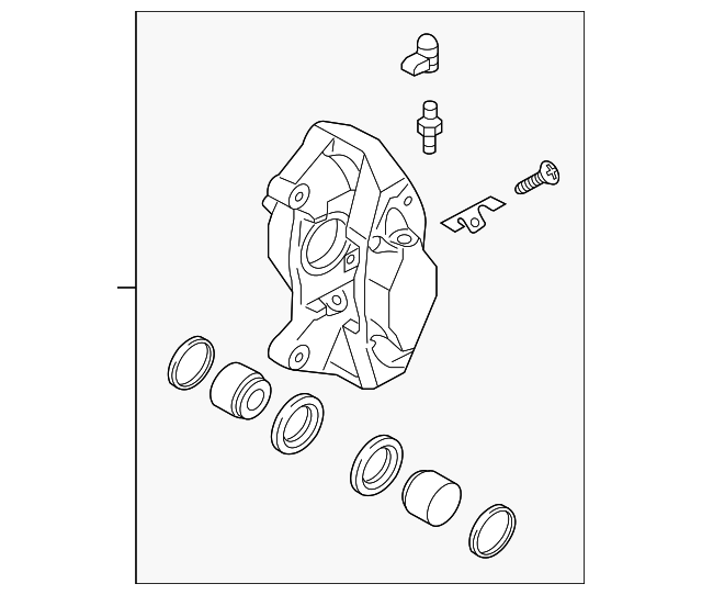 26620VA020 - Caliper Assembly 2018-2021 Subaru WRX STI | Bam Wholesale ...