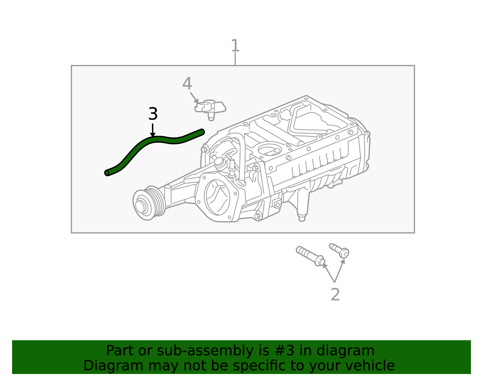 2010-2013 Land Rover | Hose | LR011342 | Express Land Rover Parts