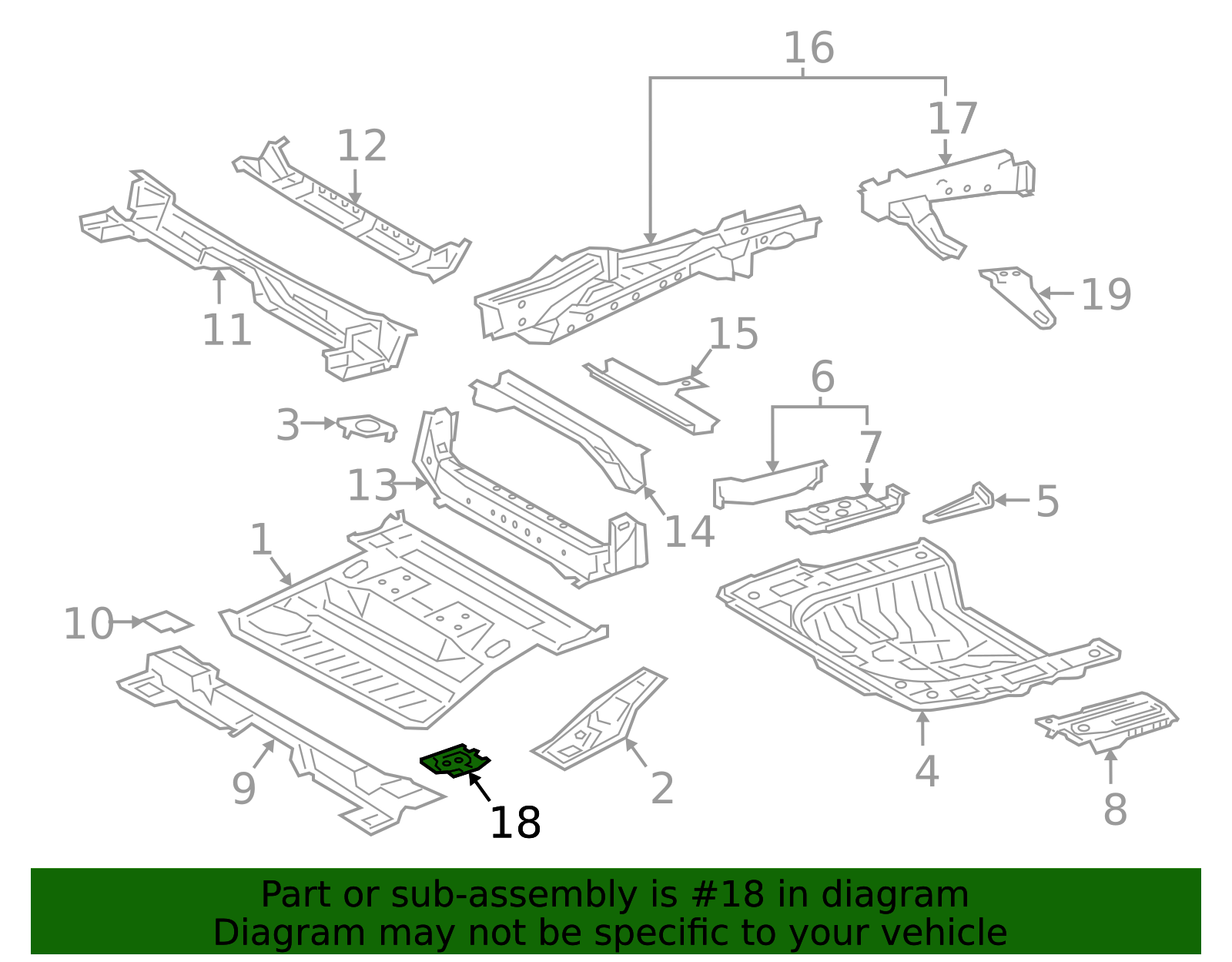 2019-2024 Toyota Anchor Plate 57803-0R030 | Toyota Parts Center