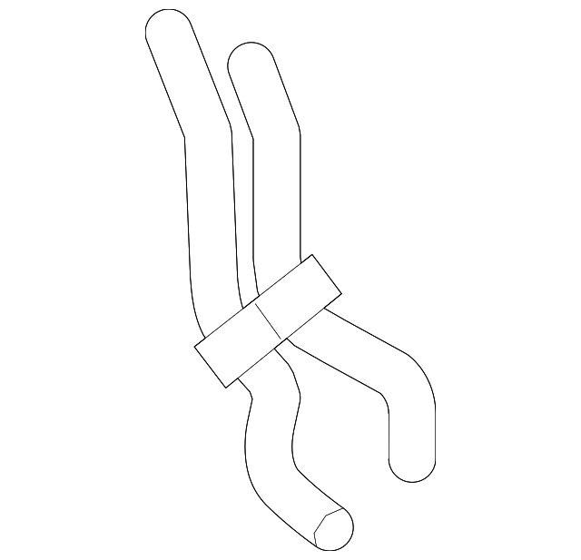 2008-2017 Volkswagen Engine Coolant Hose 3C0-122-063-M | VW Direct Auto ...