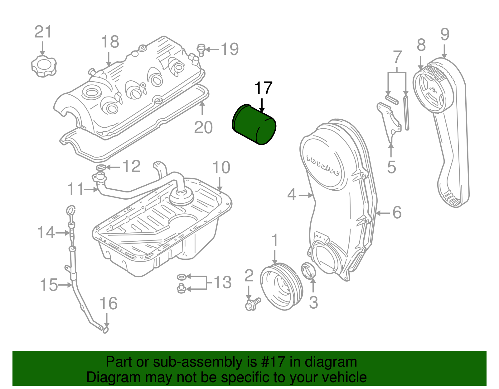 1985-2002 Chevrolet Filter 19472563 GM | GMPartsDirect.com
