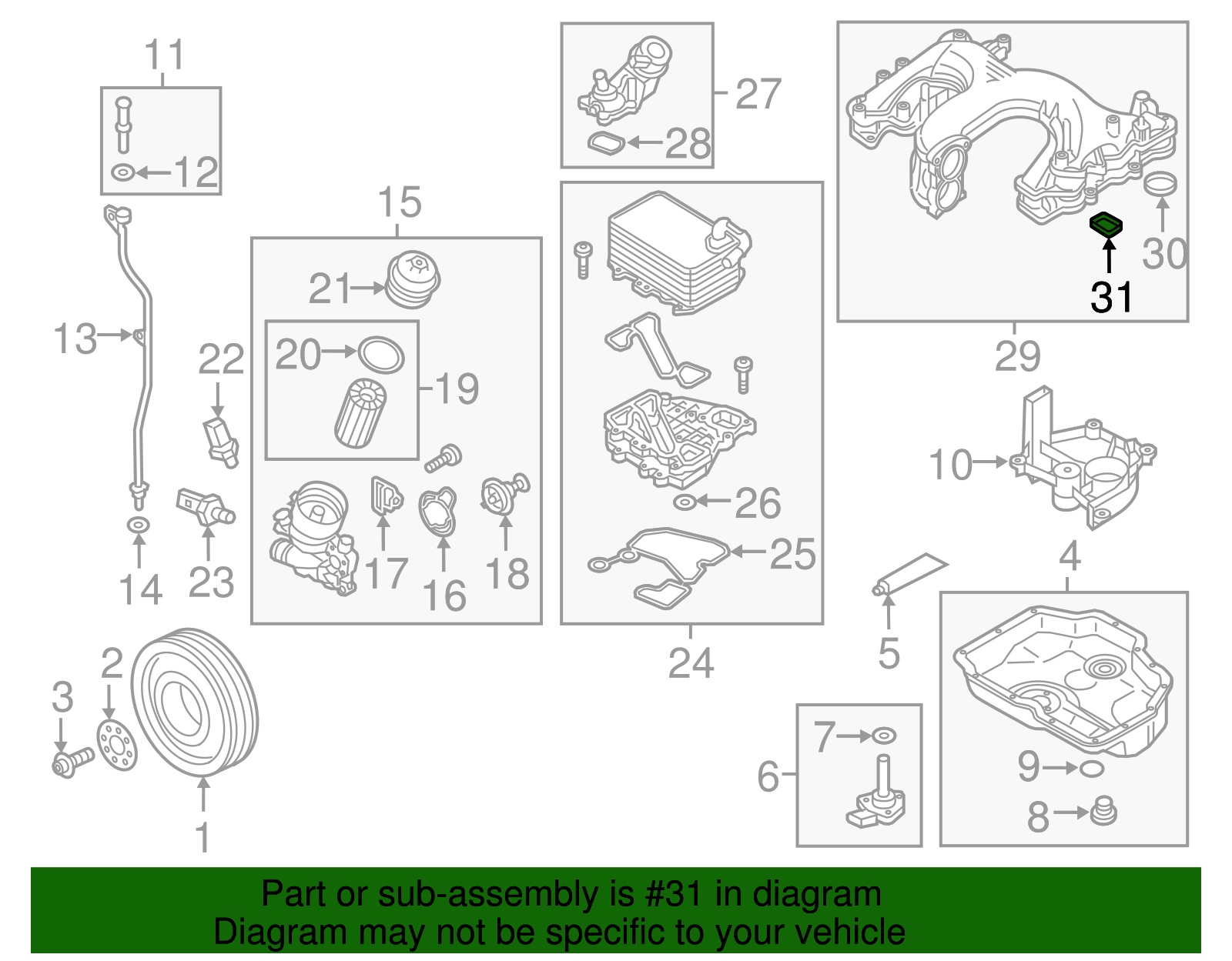 2013-2016 Porsche Cayenne Manifold Gasket 958-110-148-00 | Sunset ...