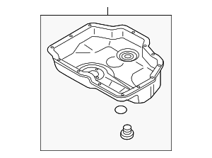 2013-2016 Porsche Cayenne Oil Pan 958-107-055-20 | Gaudin Porsche Parts