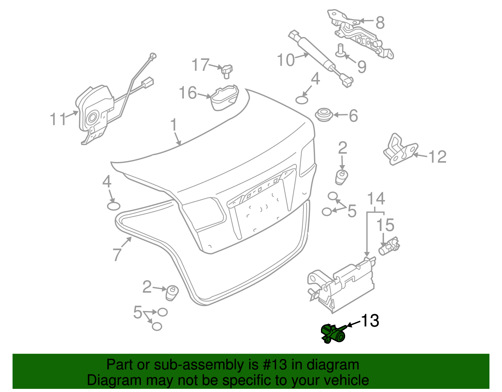 2003-2008 Mazda 6 Lock Cylinder GKYA-76-230A | RealMazdaParts.com