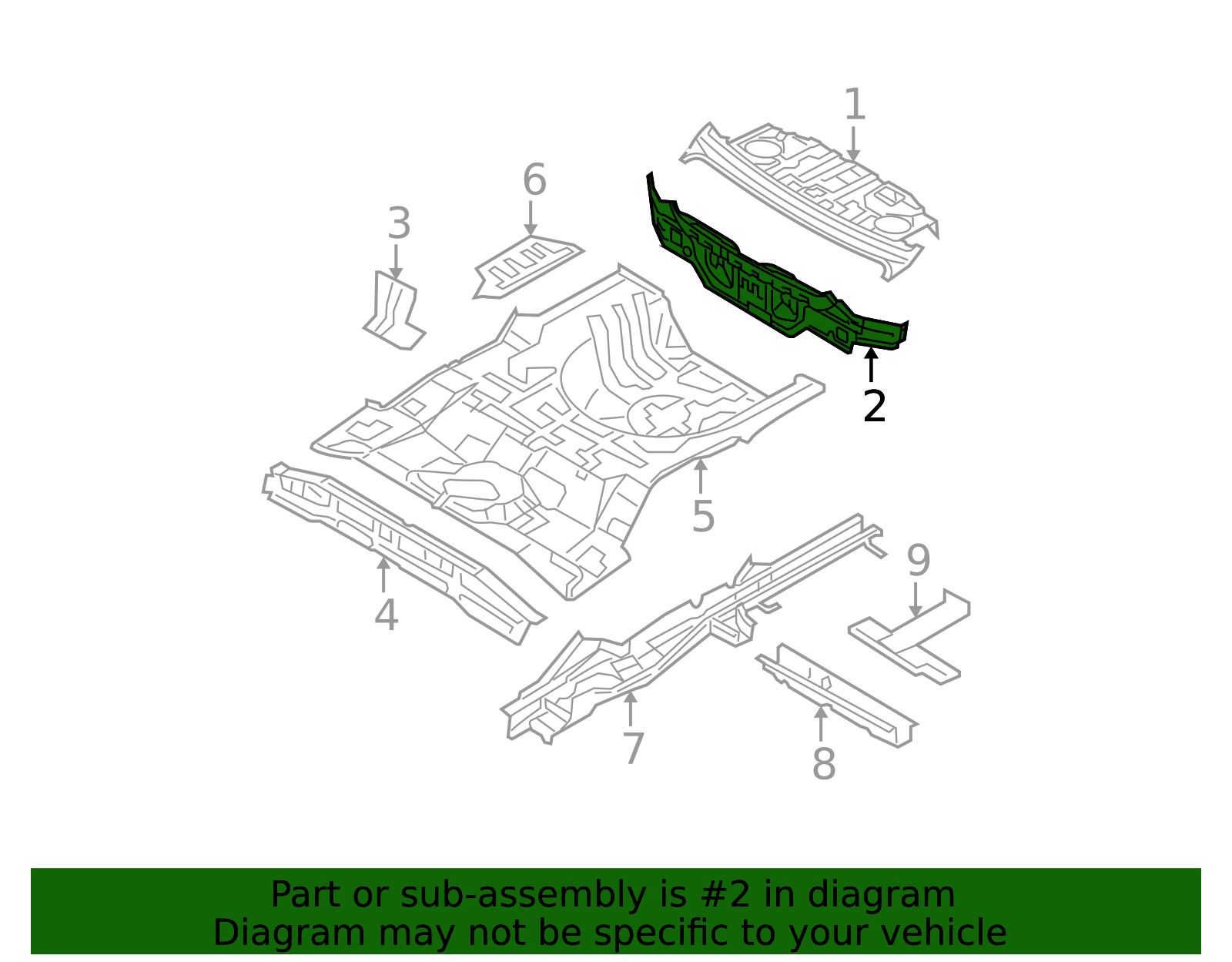 69100-2F010 - Rear Body Panel 2004-2006 Kia Spectra | Kia.Parts Store