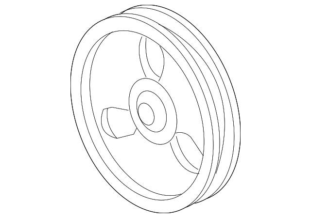 19421325 - Power Steering Pump Pulley 2005-2013 Chevrolet Corvette | GM ...