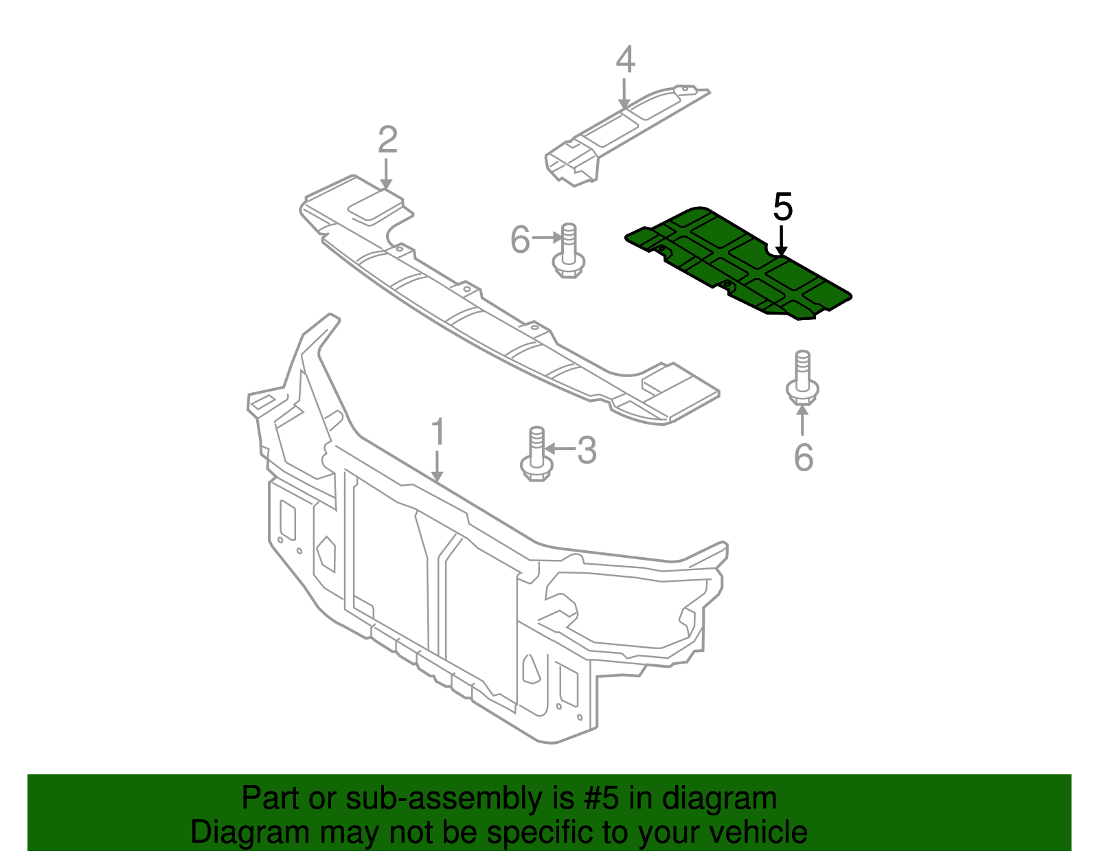 2007-2012 Hyundai Elantra Rear Shield 29110-2H000 | OEM Parts Online