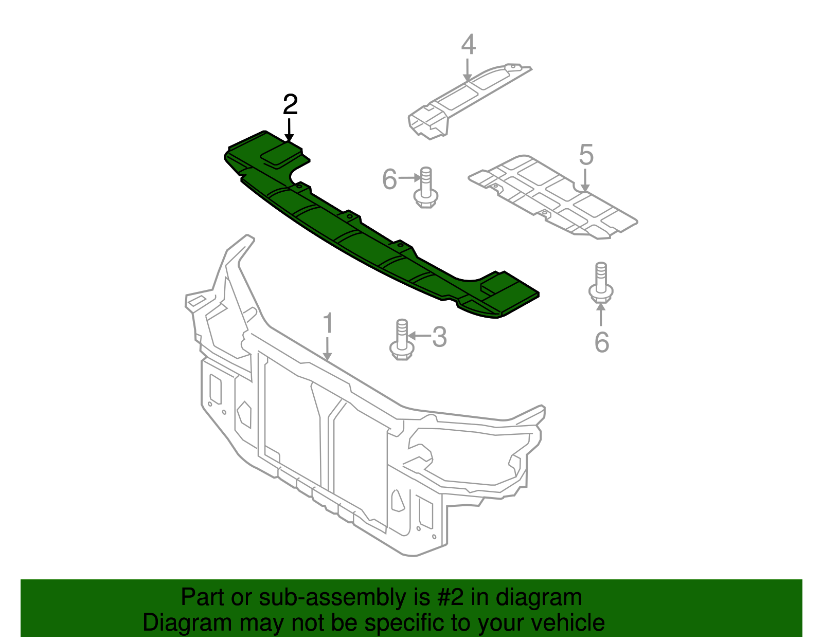 Hyundai - 29110-2L200 - Front Shield - 2009-2012 Hyundai Elantra | OEM ...