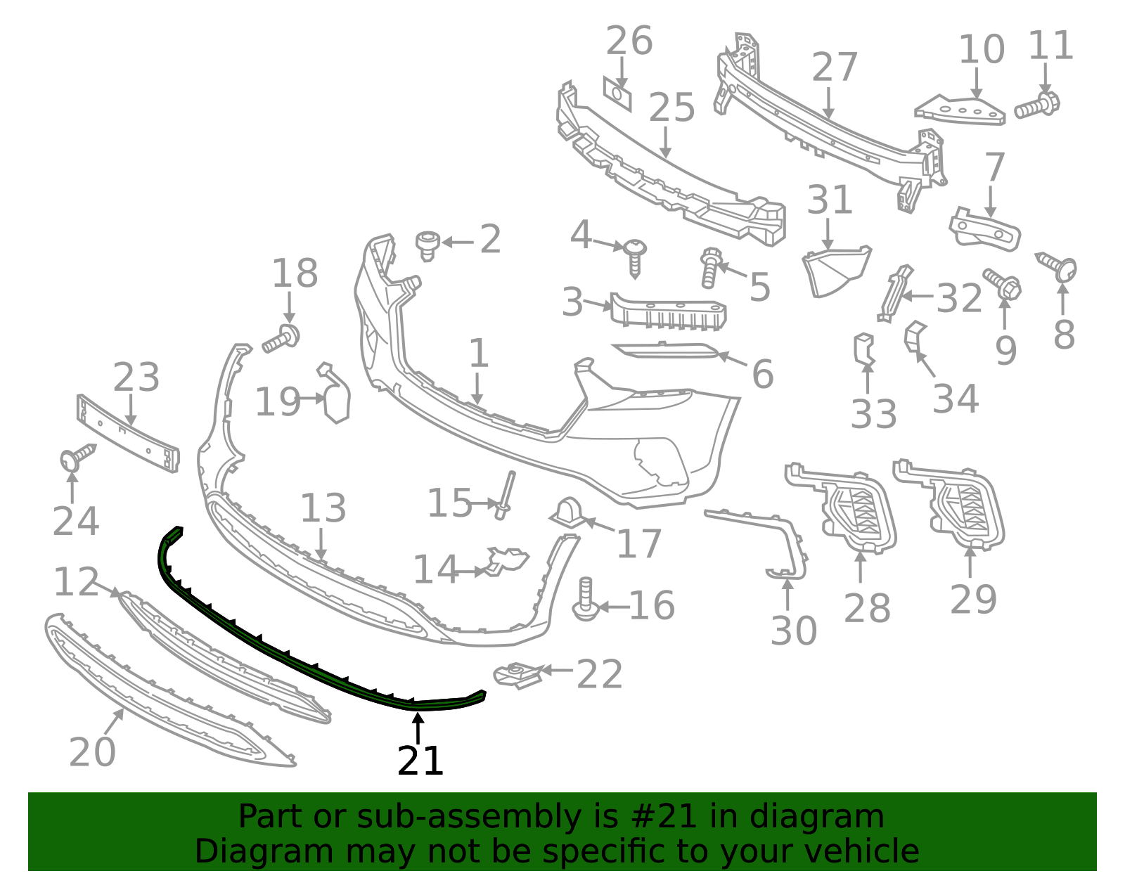 2017-2019 Hyundai Valance 86525-B8AA0 | QuirkParts
