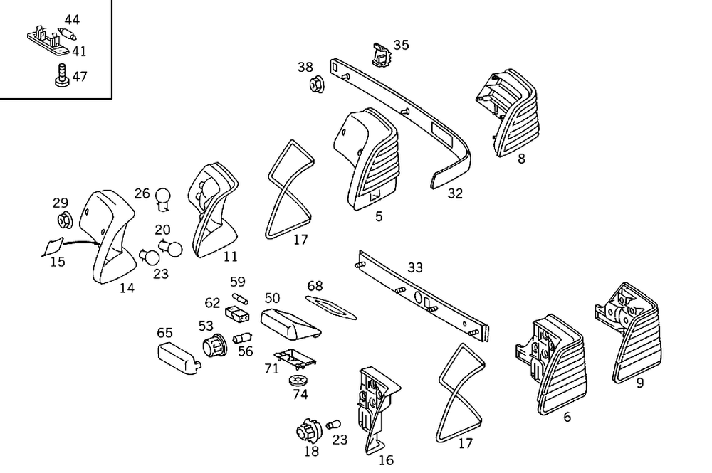 1978-2012 Mercedes-Benz Socket 140-826-03-82-64 | Mercedes-Benz Parts