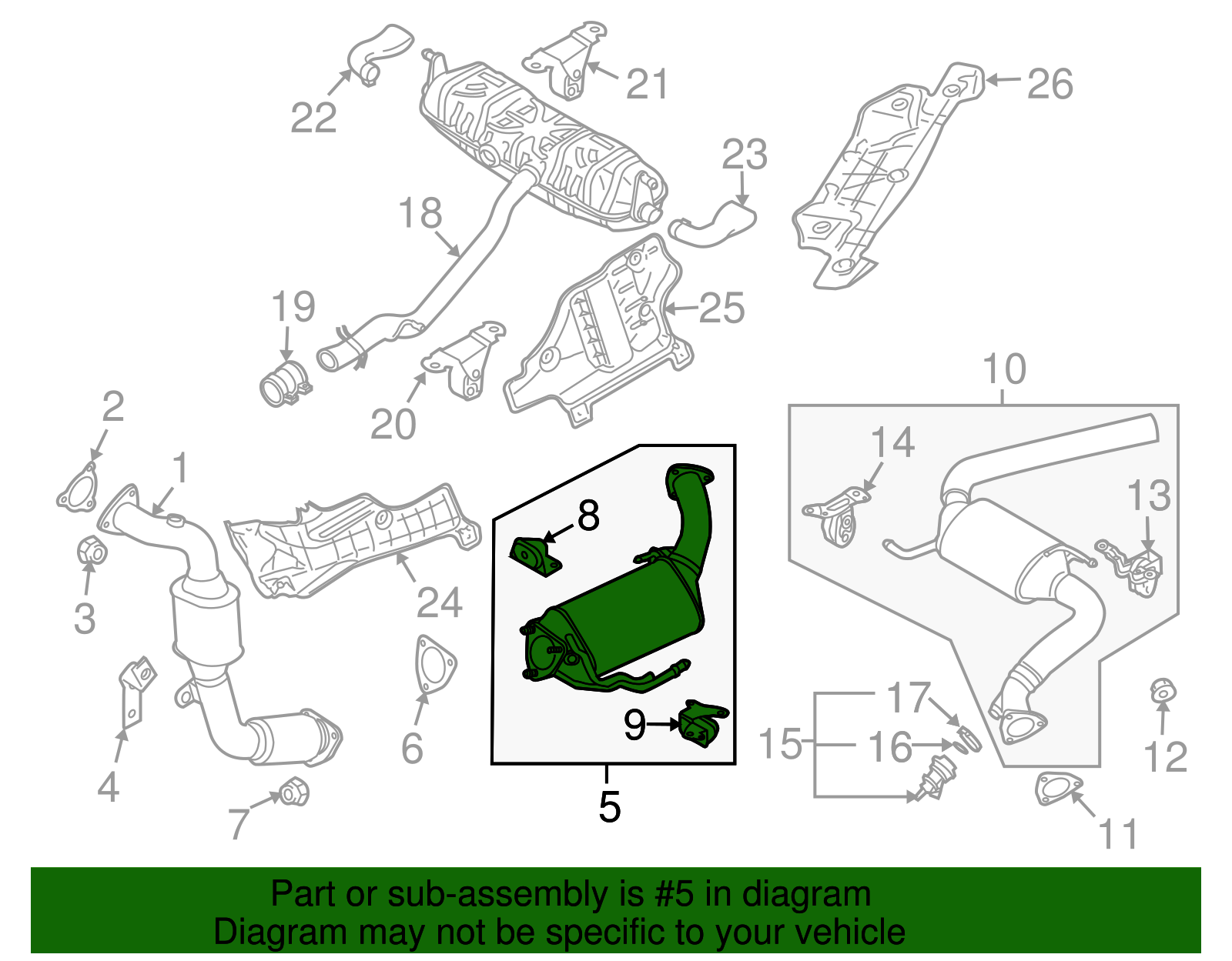 2011-2015 Audi Q7 Exhaust Filter 7L8-254-800-NX | OEM Parts Online