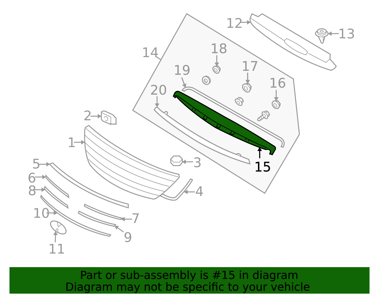 2006-2008 Hyundai Azera Trim Molding 86356-3L300 | MotorMotor