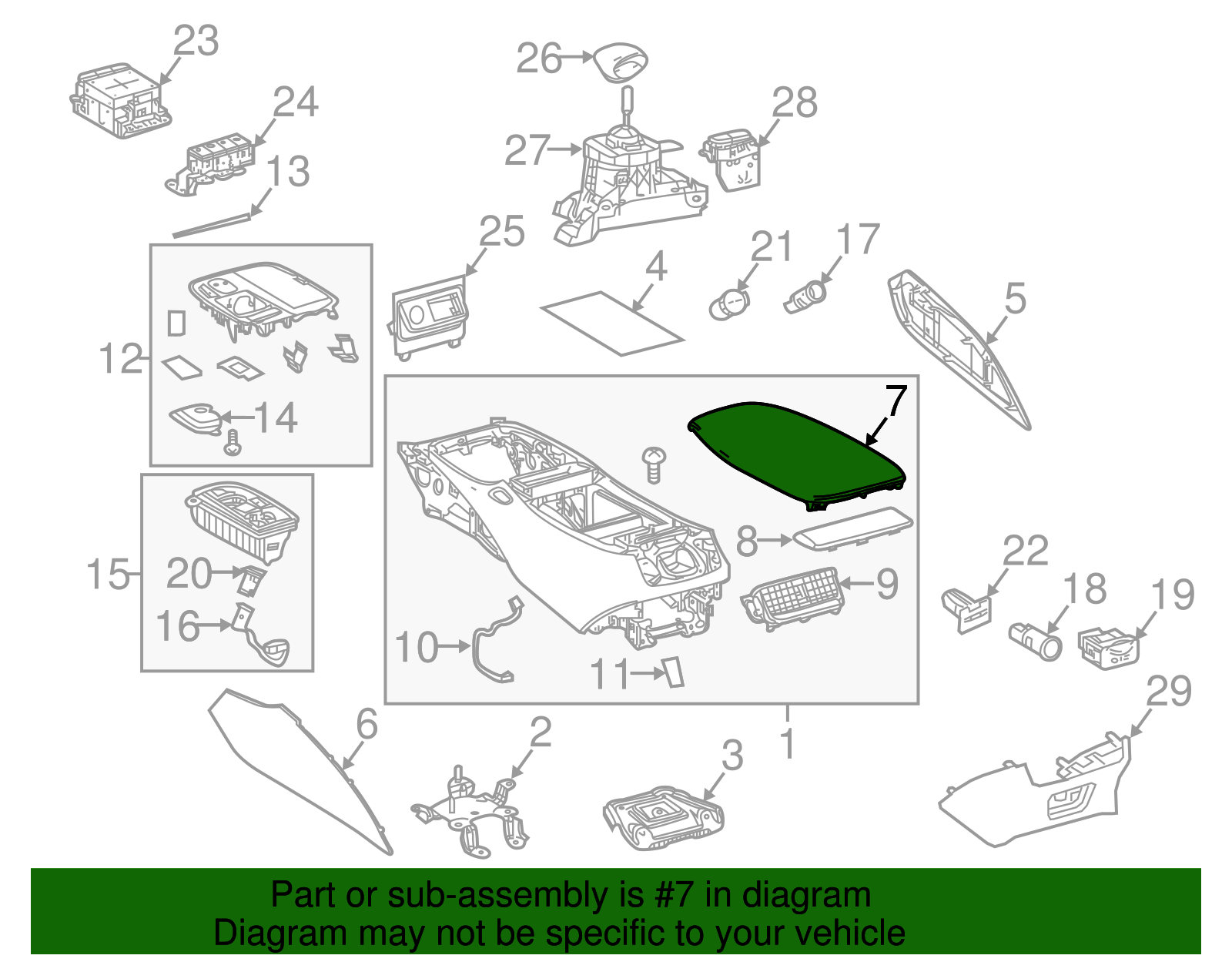 58920-50540-E1 - 2018-2020 Lexus - Armrest Door | My L Parts