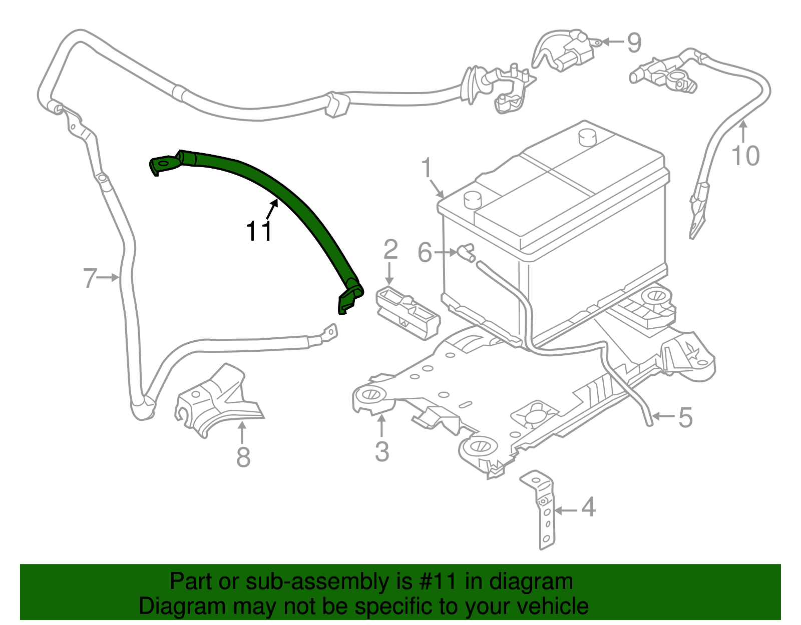 12-42-8-741-637 - Ground Cable | BMWPartsHub