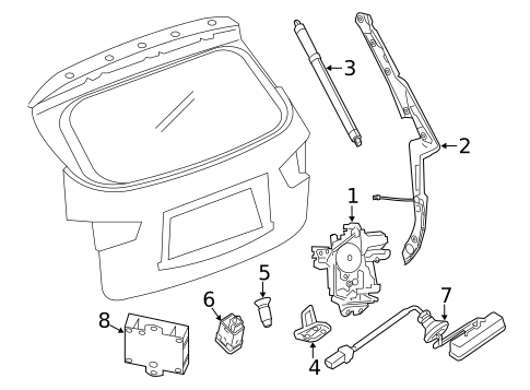 Lock & Hardware for 2016 Infiniti QX60 | Lia Infiniti Parts