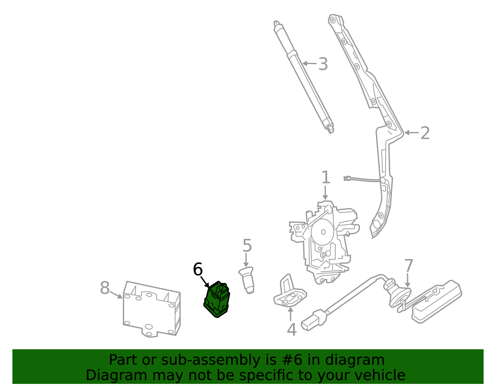 25140-3JA0B - High-Quality Liftgate Release Switch for 2013-2020 ...
