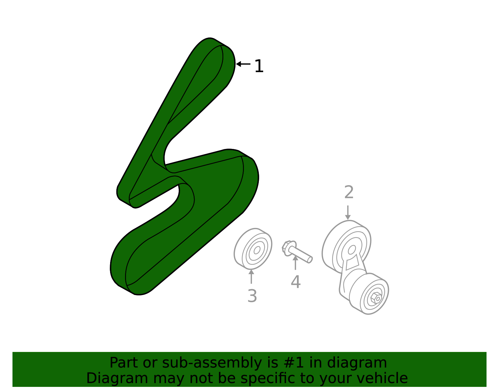 2007-2009 Hyundai Santa Fe Serpentine Belt 25212-3E001 | MotorMotor