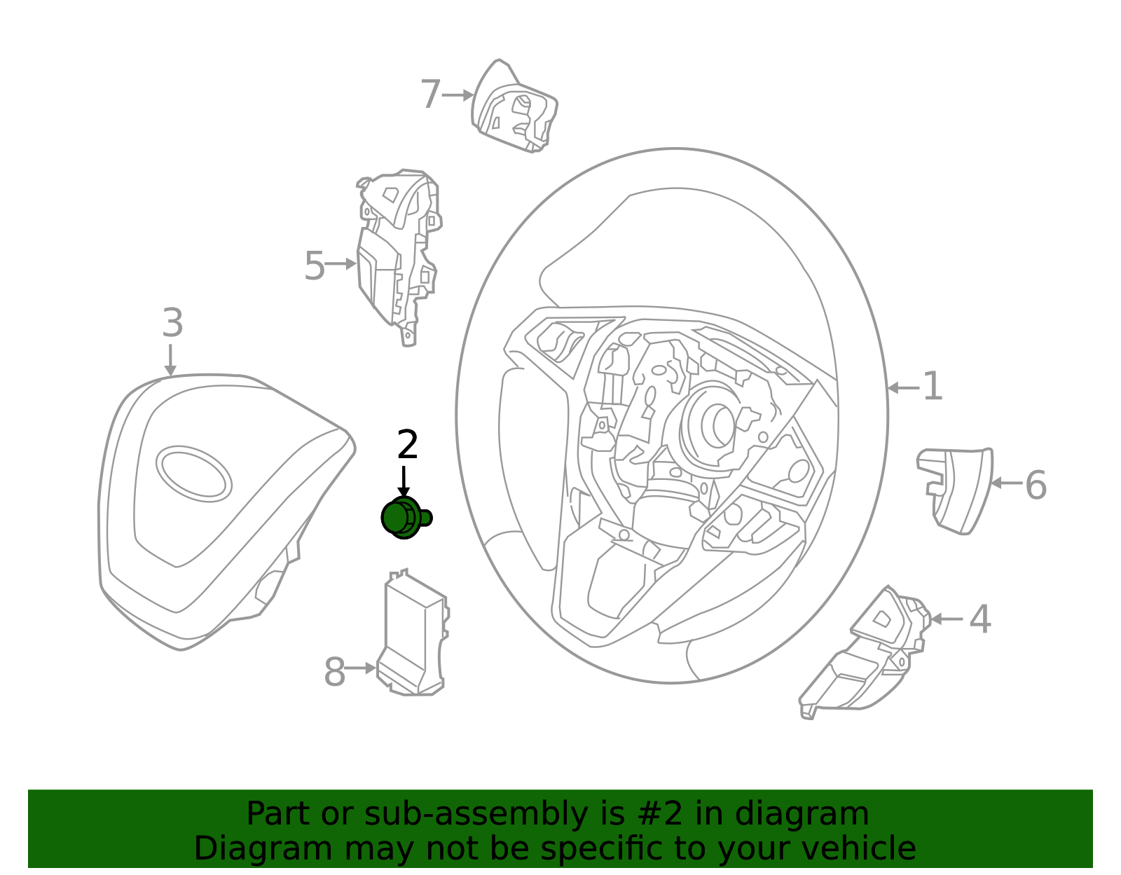 Genuine OEM Ford Part - Steering Wheel Bolt W716575-S437 | Genuine OEM ...