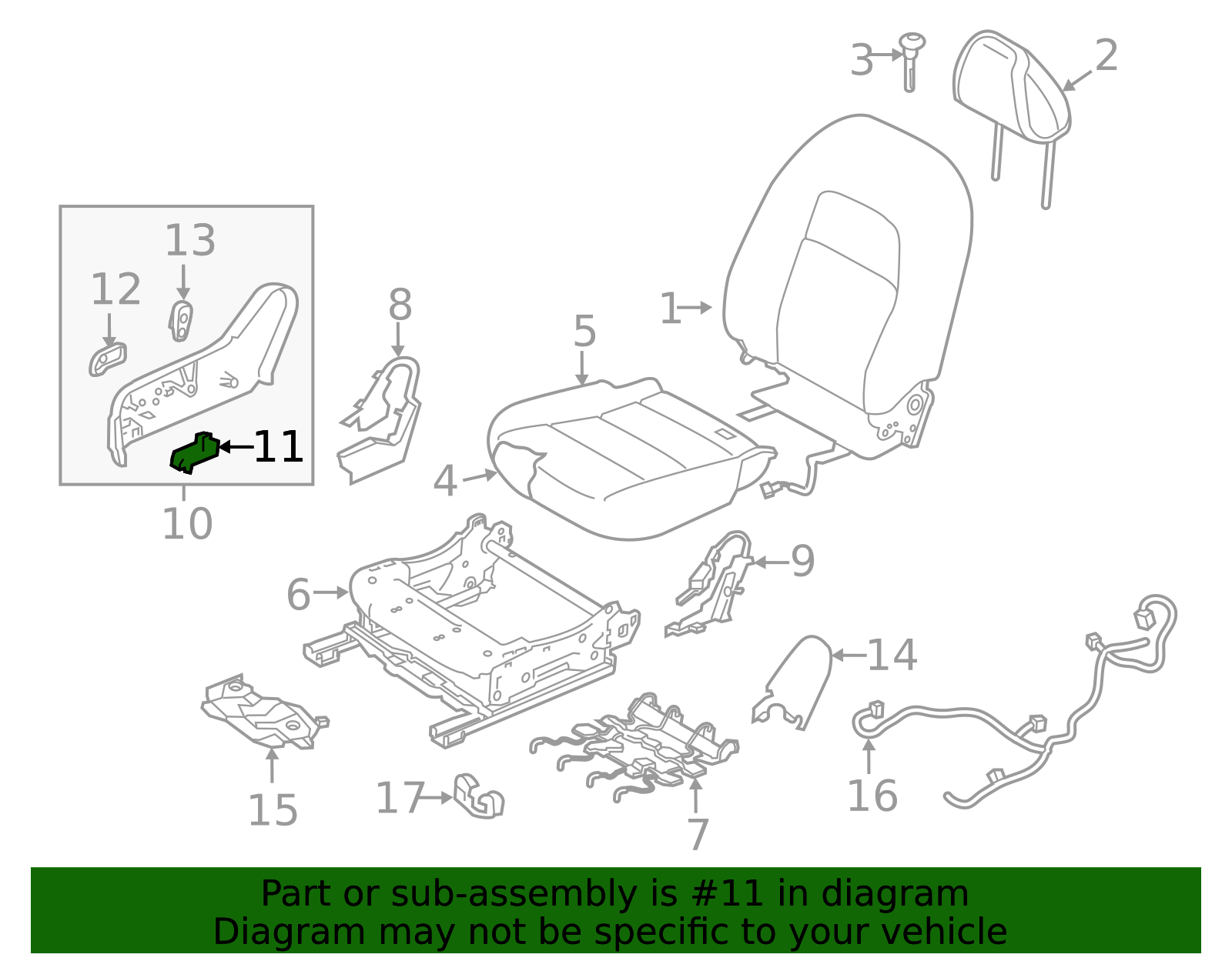 87016-6CA0A - Seat Switch 2019-2025 Nissan | Sullivan Brothers Nissan