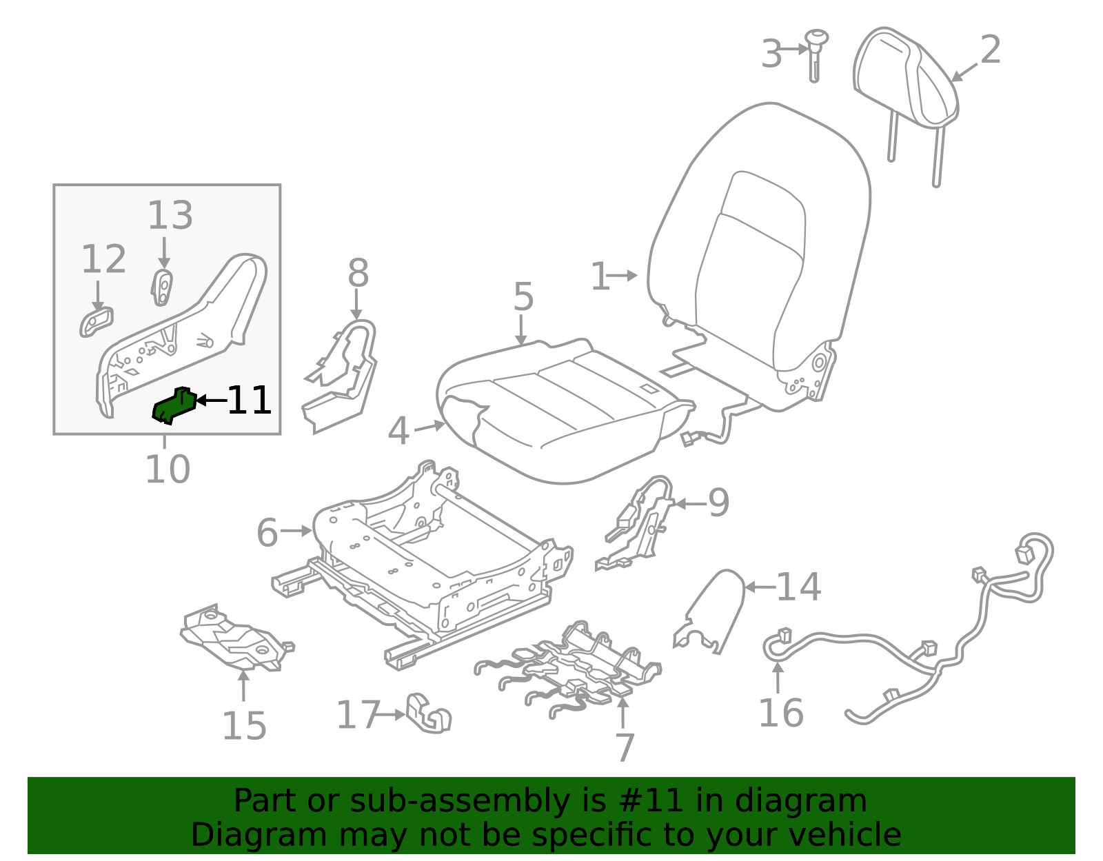 87016-6CA0A - Seat Switch 2019-2025 Nissan | Sullivan Brothers Nissan