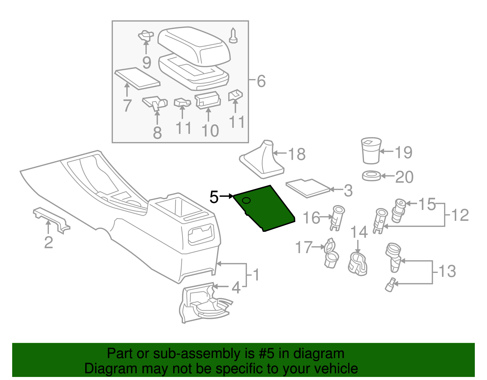 2003-2008 Toyota Corolla Trim Bezel 58821-02190 | Toyota Parts Center