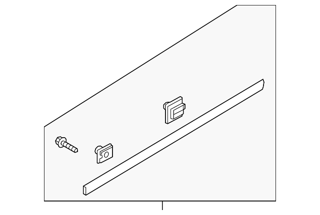 2016-2021 Hyundai Tucson Lower Molding 87721-D3000-CA | World OEM Parts ...