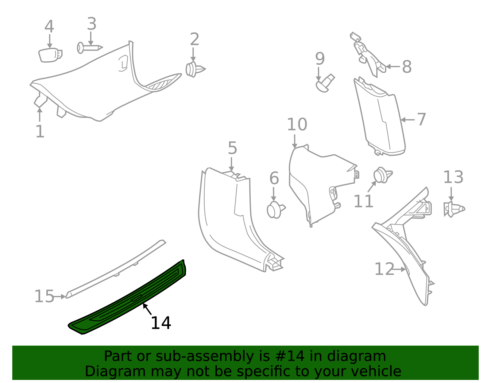 2020-2025 Toyota GR Supra Scuff Plate 67912-WAA01 | Toyota Parts Center