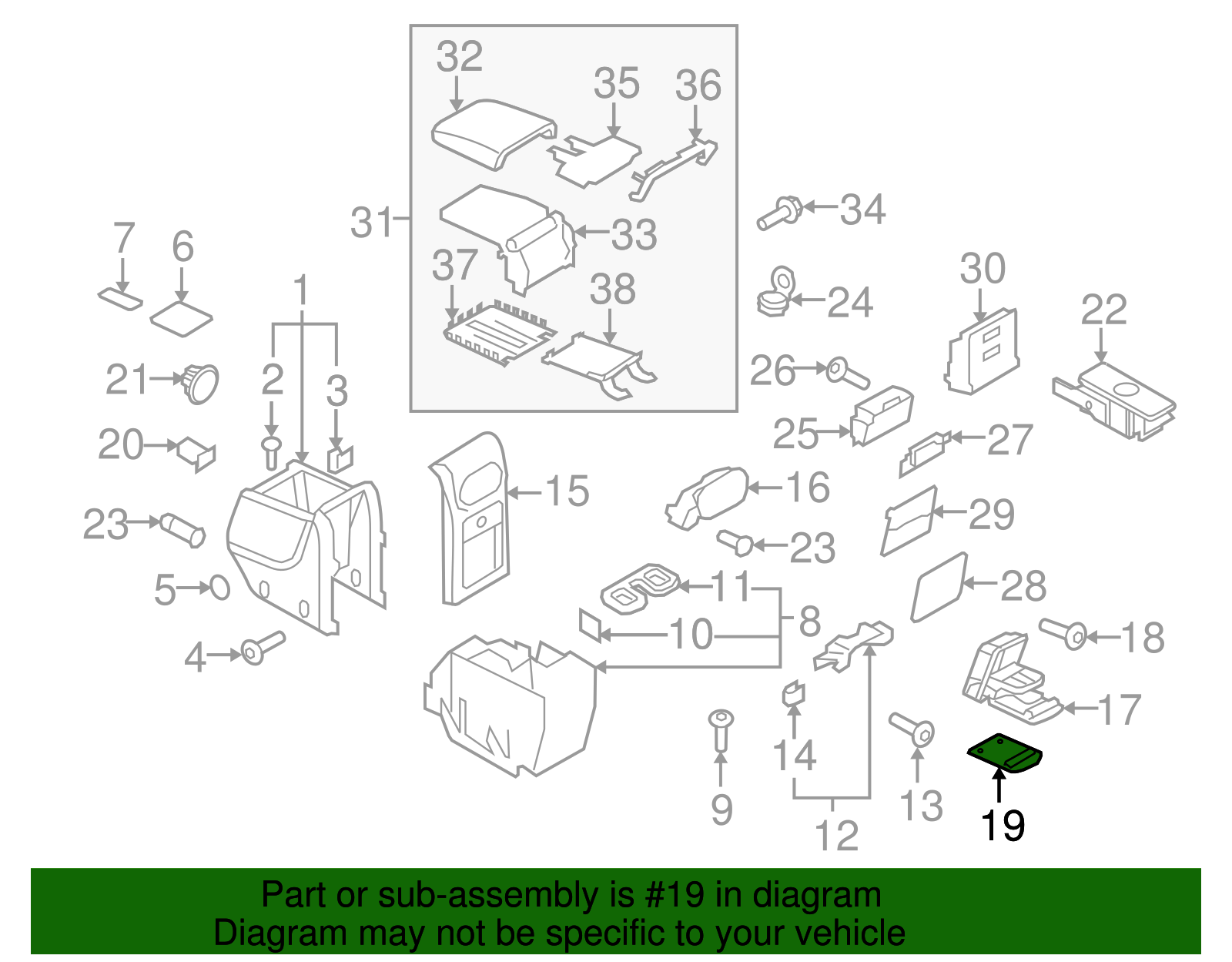 5M0-862-543-C-95T - Lid 2009-2017 Volkswagen | Volkswagen Parts Catalog