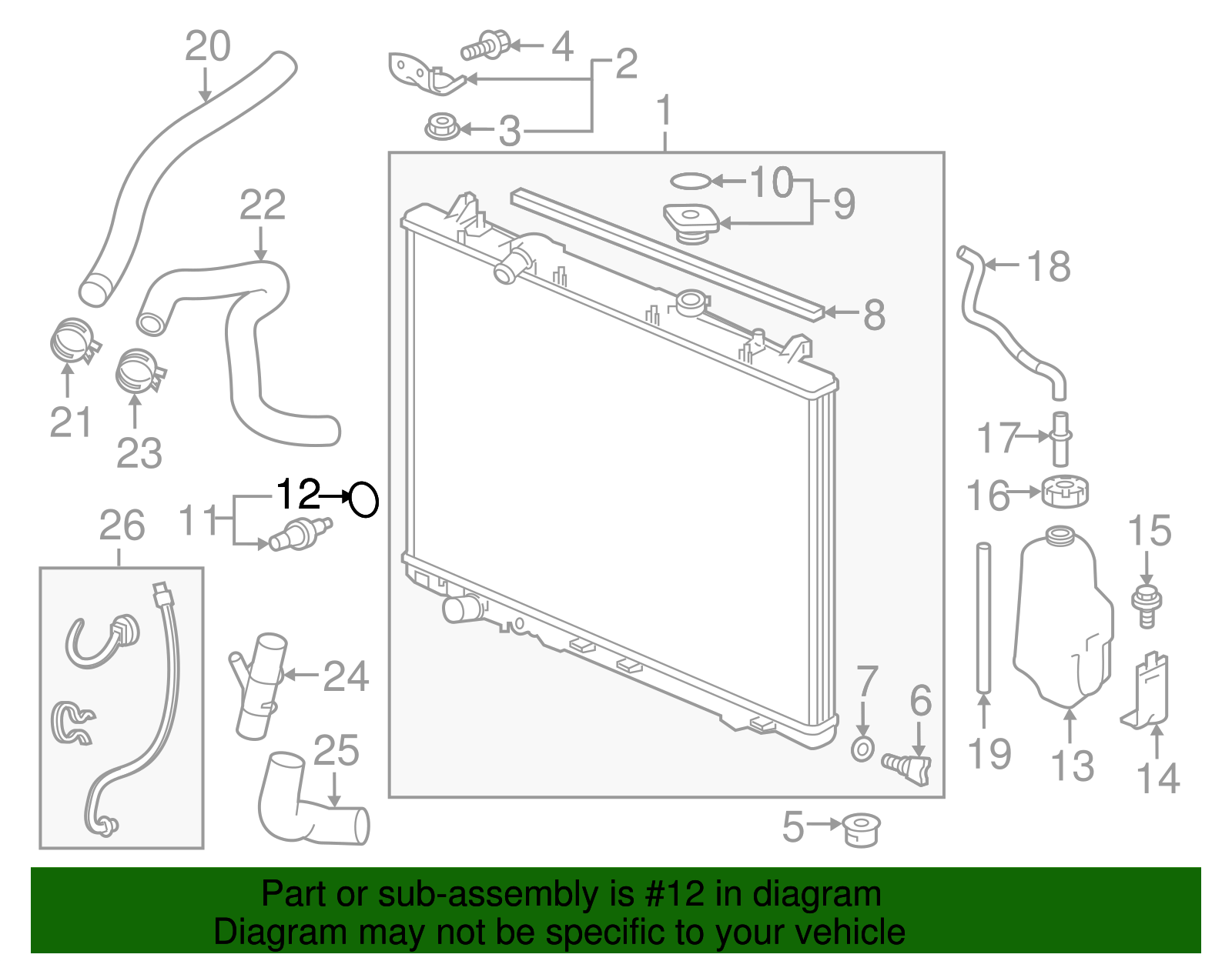 91307-RTA-005 - Temp Sensor O-Ring 2006-2025 Honda | Honda Parts Online