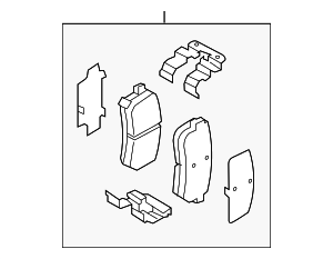 58302-3XA30 - Brake Pads - 2011-2016 Hyundai | Conicelli Hyundai