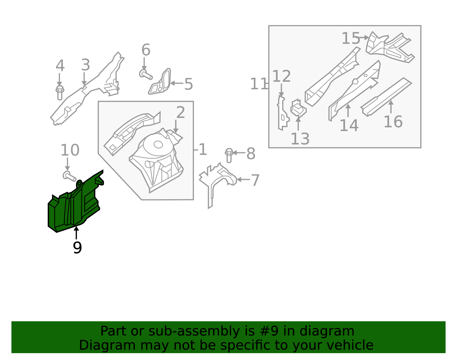 2007-2013 Nissan Altima Splash Guard 64839-JA00A | TascaParts.com