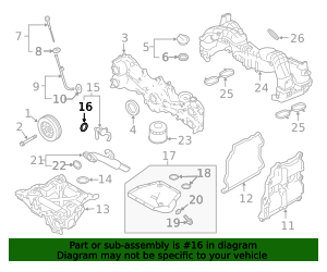2019-2025 Subaru Oil Level Sensor O-Ring 806922100 | Subaru Parts Guys