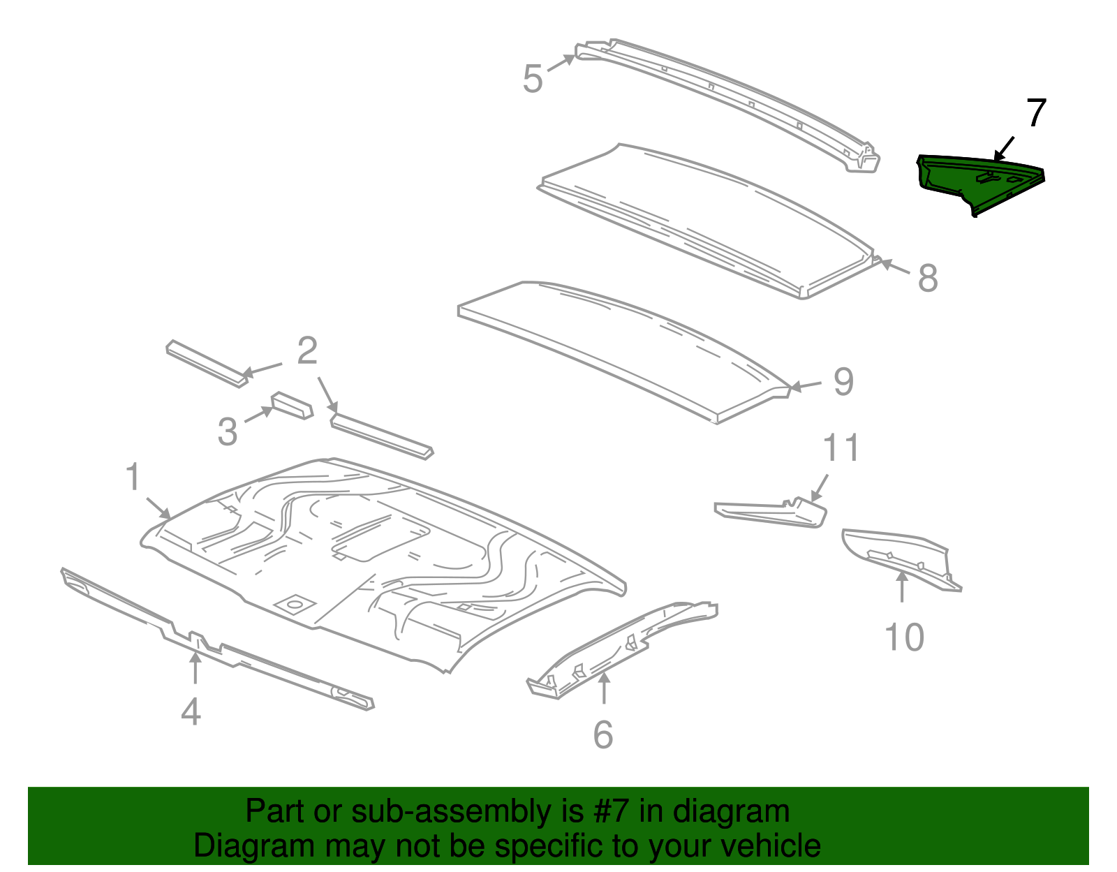 2004-2008 Cadillac XLR Side Trim Panel 88956984 | Capital Chevy Parts