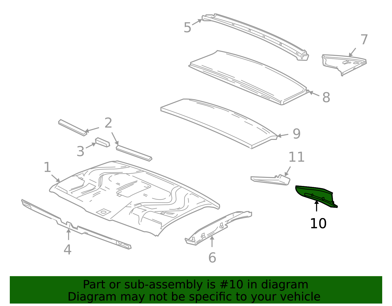 2004-2006 Cadillac XLR Closure Panel 88957018 | Capital Chevy Parts
