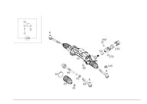 205-460-04-05 - Tie Rod 2015-2026 Mercedes-Benz | Mercedes-Benz USA Parts