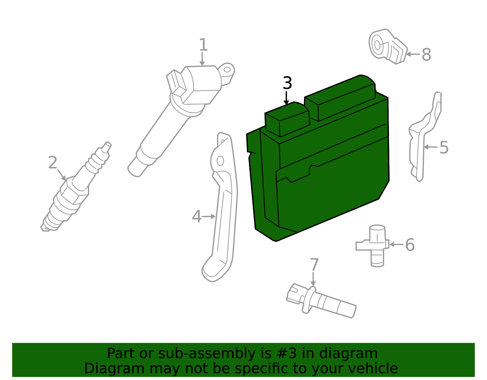 Engine Control Module (ECM) 89661-0X510 | OEM Parts Online