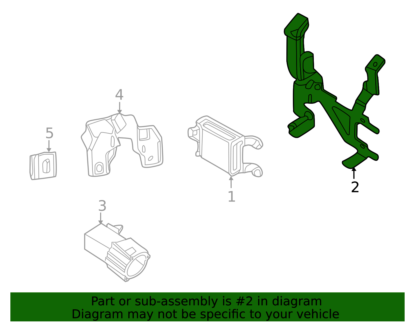 28452-6LA0A - High-Quality Cruise Control Distance Sensor Bracket for ...