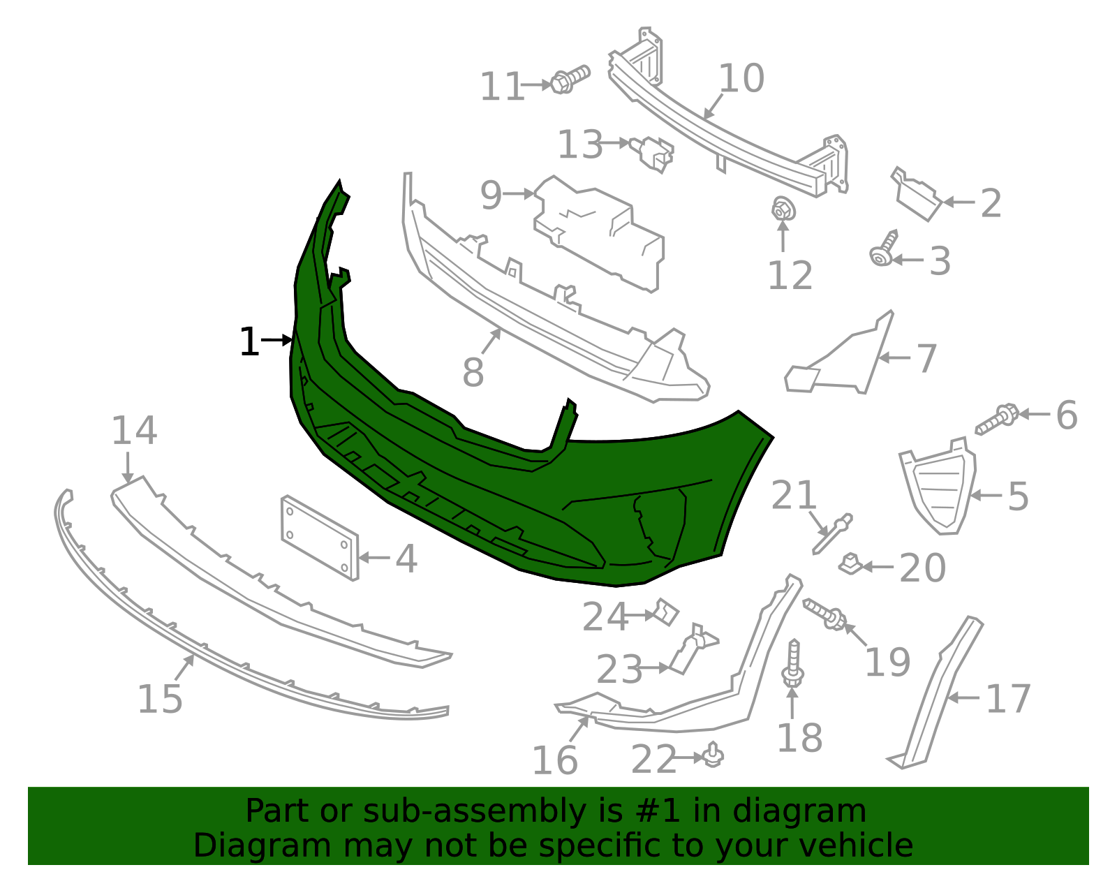 86510-C6510 - Bumper Cover 2019-2020 Kia Sorento | Kia.Parts Store