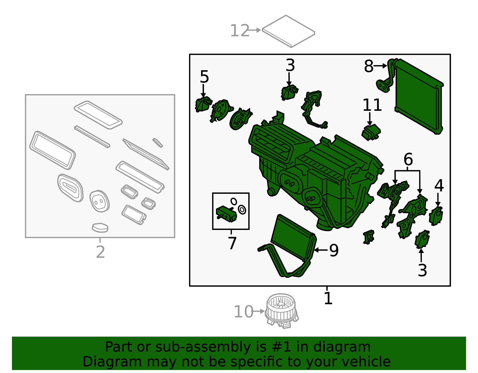 HVAC Unit Case Assembly HS7Z-19B555-AE | OEM Parts Online