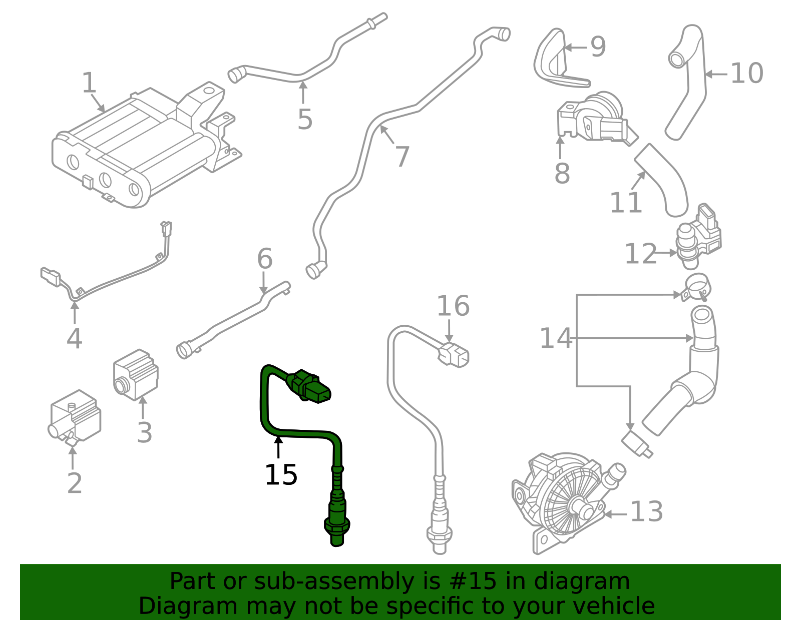 39210-2M410 - Oxygen Sensor 2021-2025 Kia | Kia.Parts Store